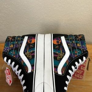 Vans | Shoes | Vans Sk8 Hi Trippy Drip Black Multiple Mens Size 95 ...